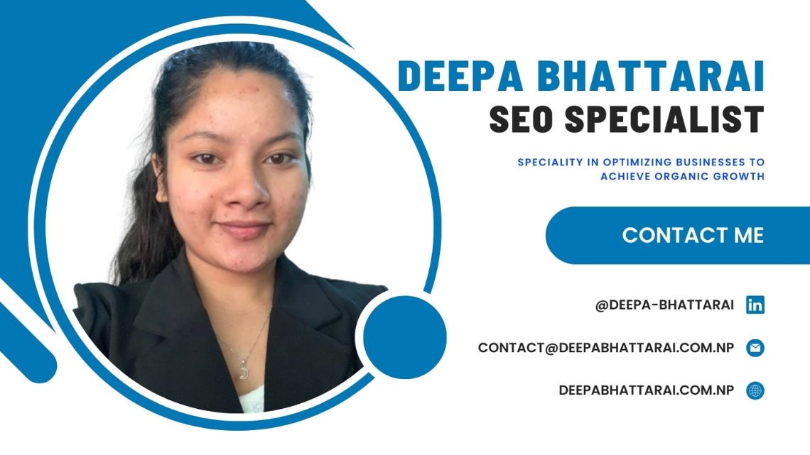 Contact Deepa Bhattarai - An SEO Expert In Nepal